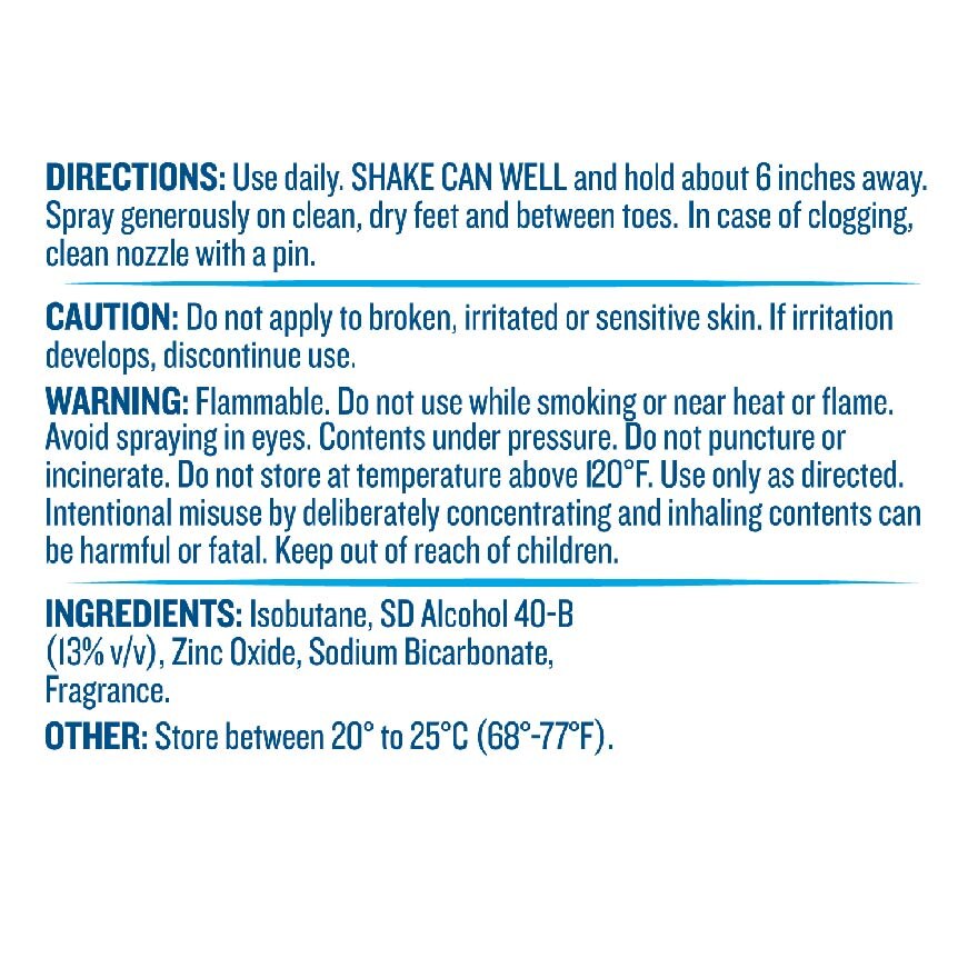 Dr Scholls Odorx Ultra Odor Fighting Spray Powder For Foot Odor 133g