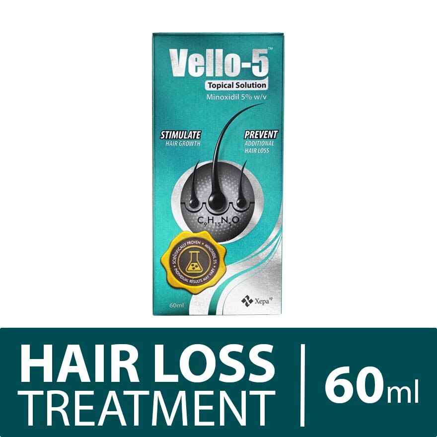Xepa Soul Vello 5 Topical Solution For Stimulating Hair Growth And