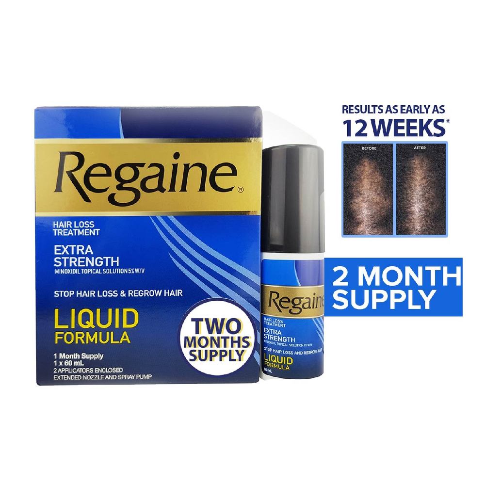 Regaine Extra Strength Minoxidil Topical Solution 5 W V Solution Twin