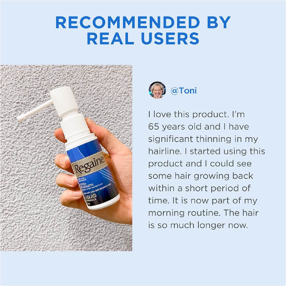 Regaine Extra Strength Minoxidil Topical Solution 5 W V Solution For
